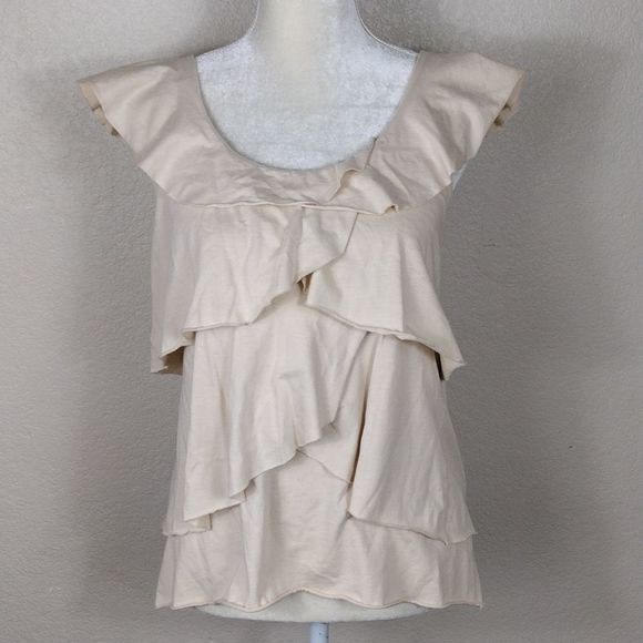 CAbi | Tops | Cabi Tiered Layered Peach Colored Tank Top | Poshmark